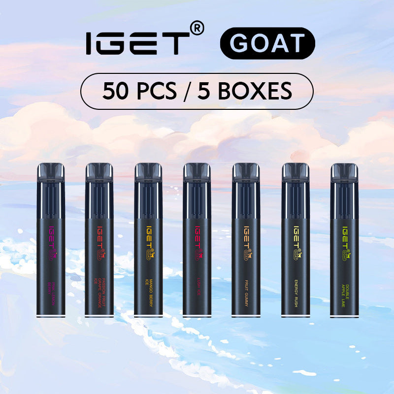 IGET Goat 50 Pcs / 5 Boxes Wholesale in Australia - 5000 Puffs — 1 vape ...